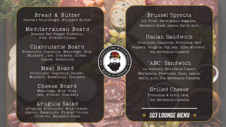 Cocktail Lounge – 503 Distilling